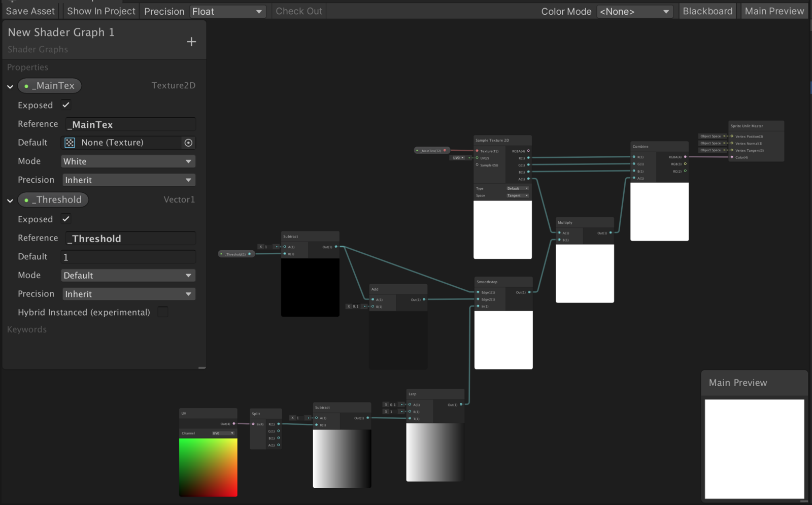 uGUIでフェードアニメーションをする – Unity Shader Graph まとめ